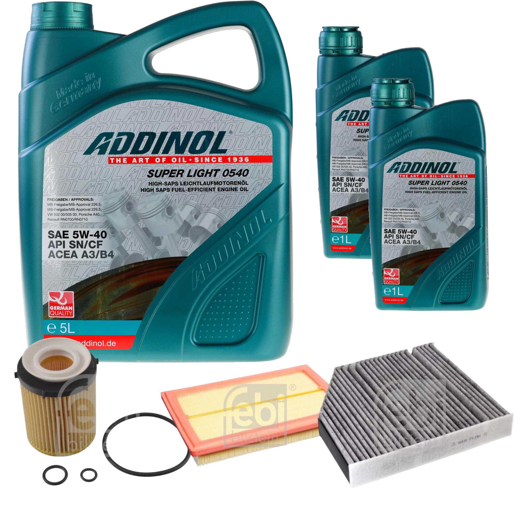 FEBI Inspection Set 7L ADDINOL SUPER LIGHT 0540 Pour Mercedes-Benz C ...