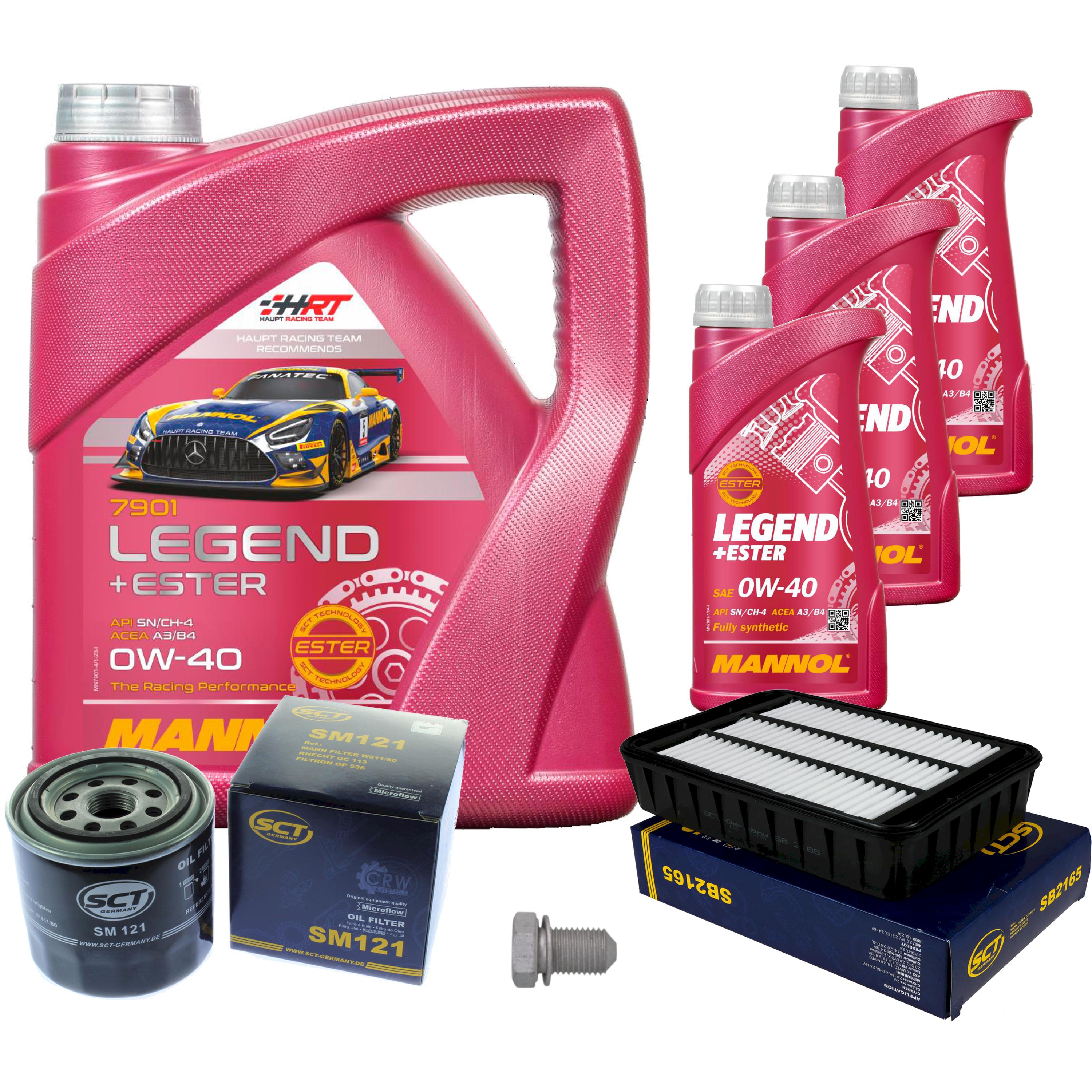 Sct Controllo Set 7 L mannol Legend + Ester 0W-40 per Mitsubishi Lancer VIII) | eBay