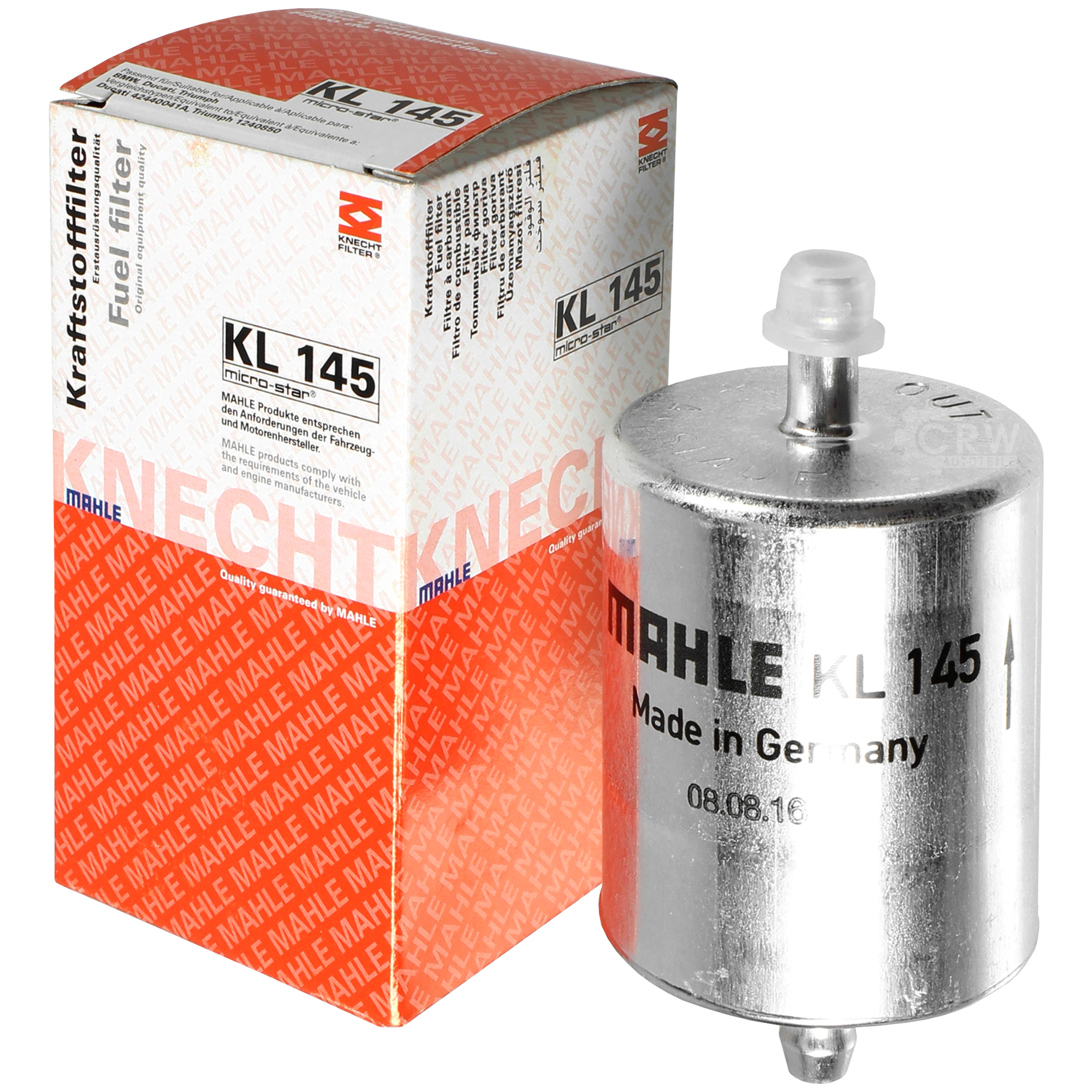 Original MAHLE / KNECHT Kraftstofffilter Filter KL 145 Fuel | eBay