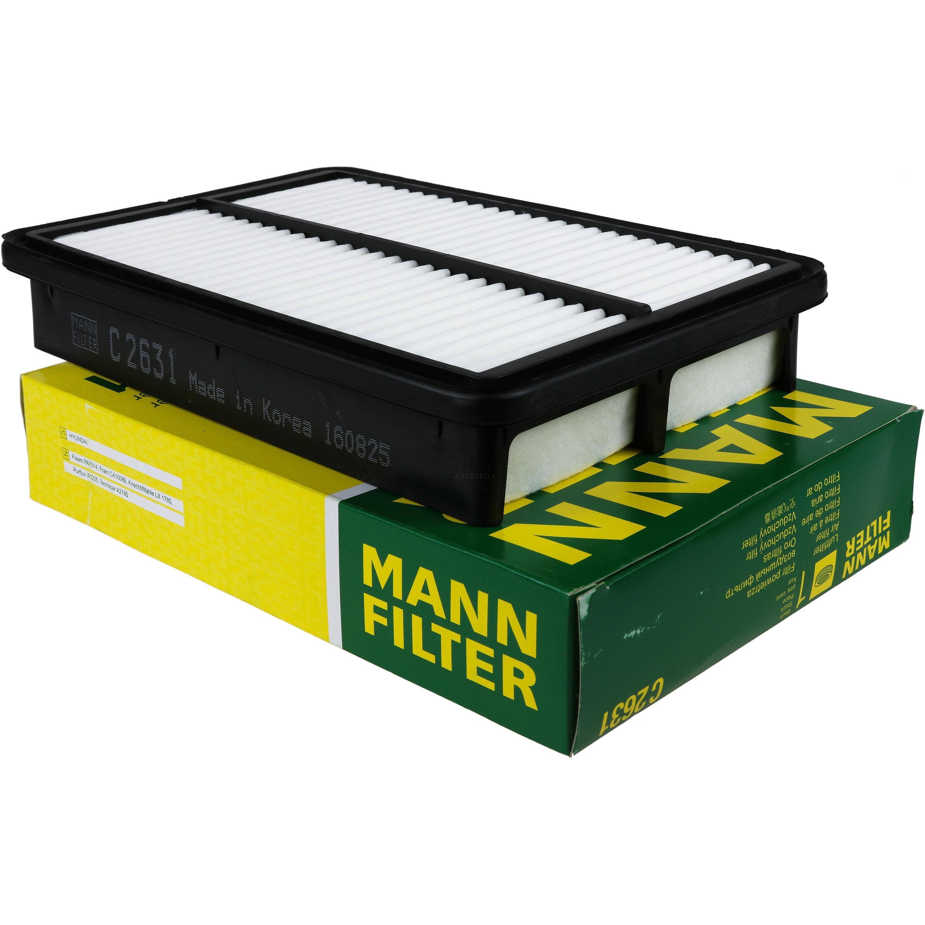 MANNOL 6L EXTREME 5W-40 Motor-Öl+MANN-FILTER für KIA Sportage JE_ 2.0 ...