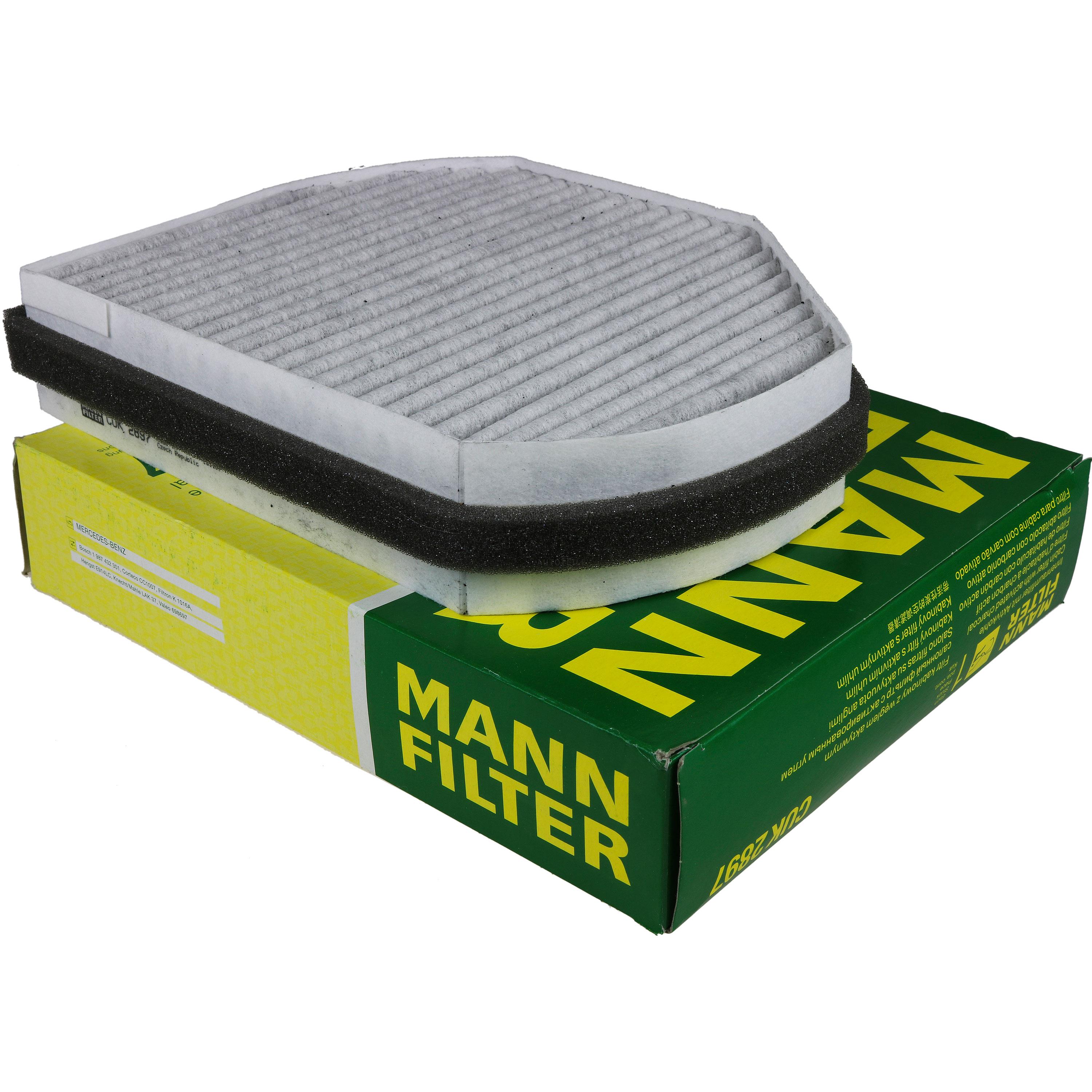 MANNOL 7L Extreme 5W-40 Motor-Öl MANN-FILTER Mercedes-Benz C-Klasse ...