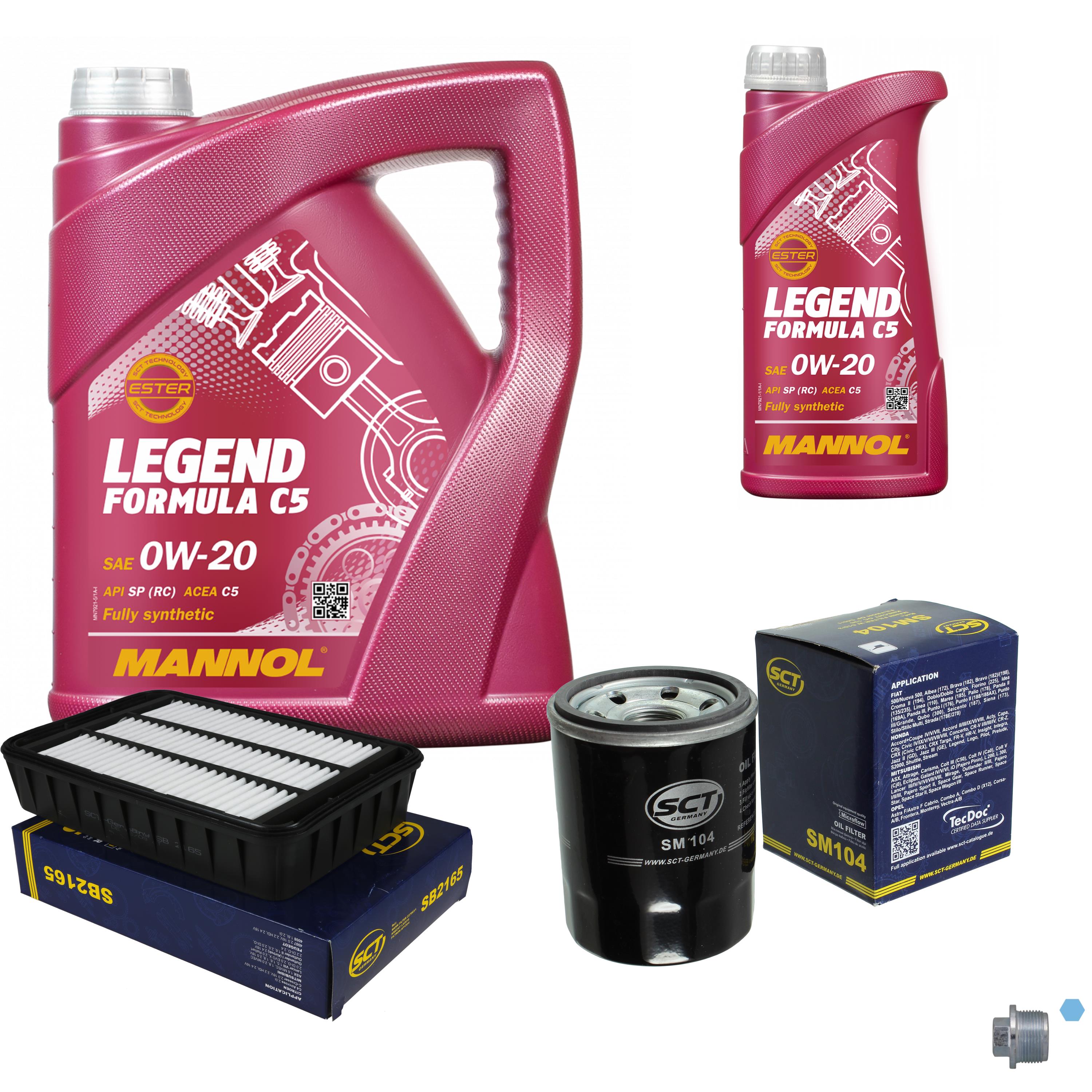 SCT Germany Controllo Set MANNOL Legend Ultra 0W-20 6L Per Mitsubishi ASX | eBay